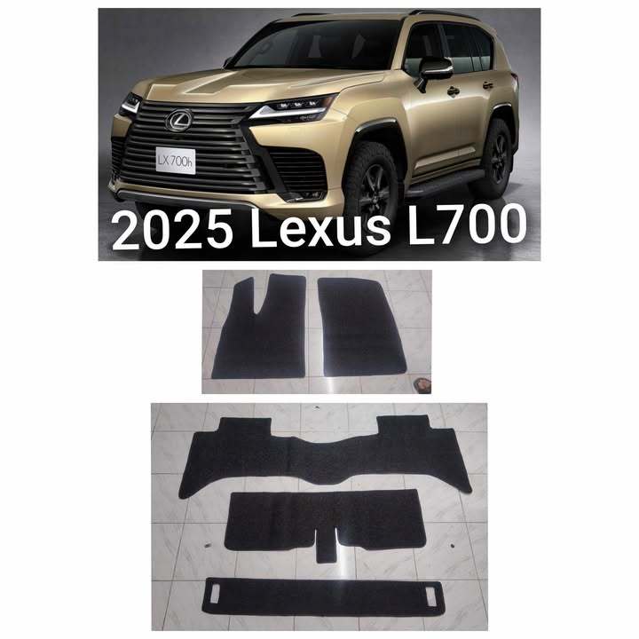 Lexus LX700 Nomad rubber car mat Lexus LX700 Spaghetti coil mat nomad ...
