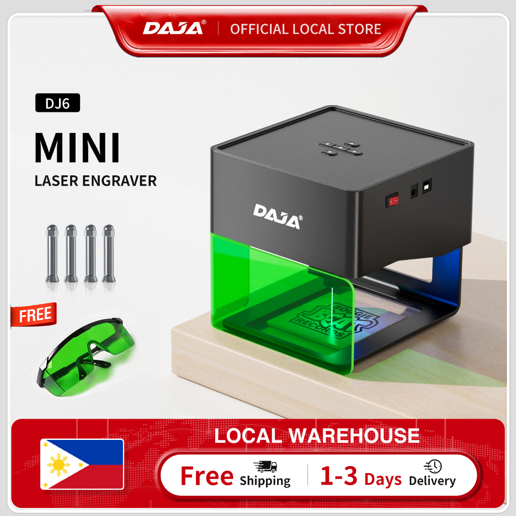DAJA DJ6 Laser Engraving Machine Mini Portable DIY LOGO Acrylic Wood ...