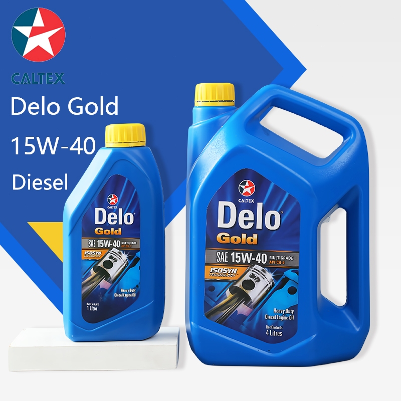 Caltex Delo Gold 1L-4L SAE 15w-40 For Diesel Multigrade 4 Liter Heavy Duty Car Motorcycl Engine ...
