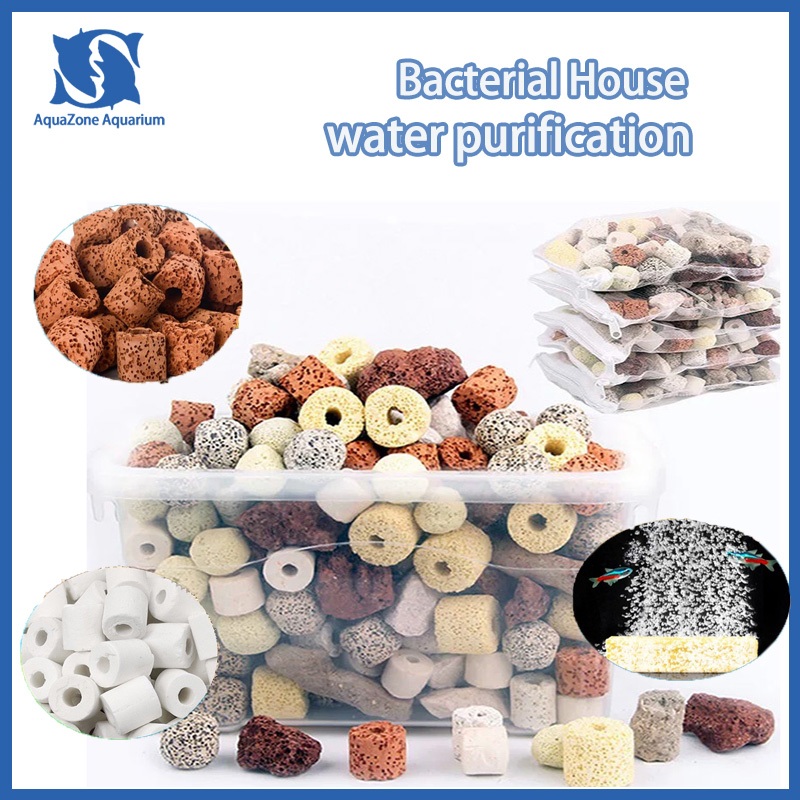 Filter Media Ceramic Lava Rings Fish Tank Bio Balls Clean Water Filter ...