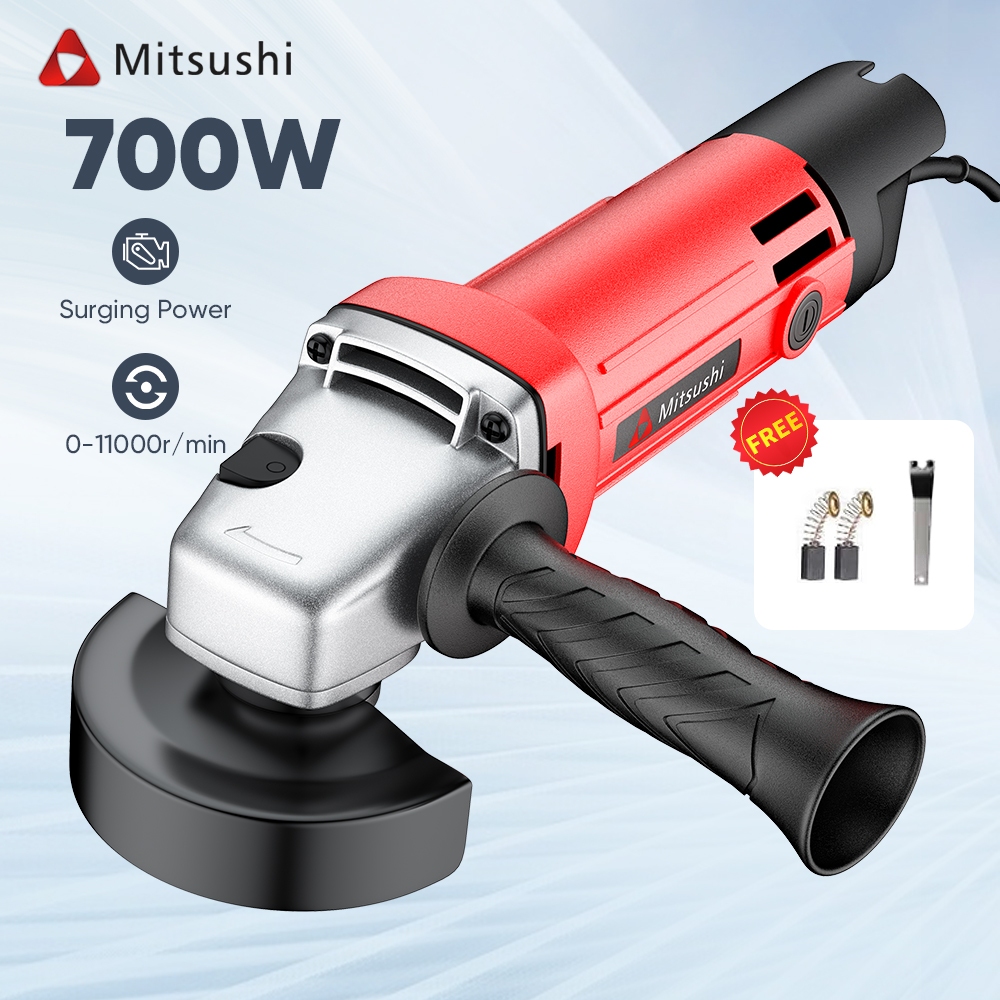 Mitsushi 700W Angle Grinder High Power Handheld Grinder | Shopee ...