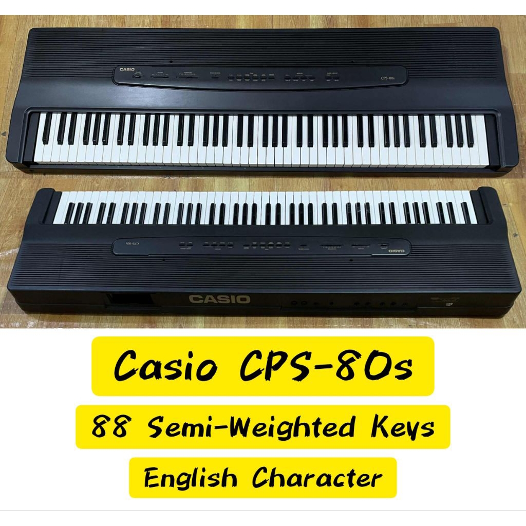 Casio CPS 80s- 88 Semi-Weighted Touch Response Keys (Japan Surplus ...