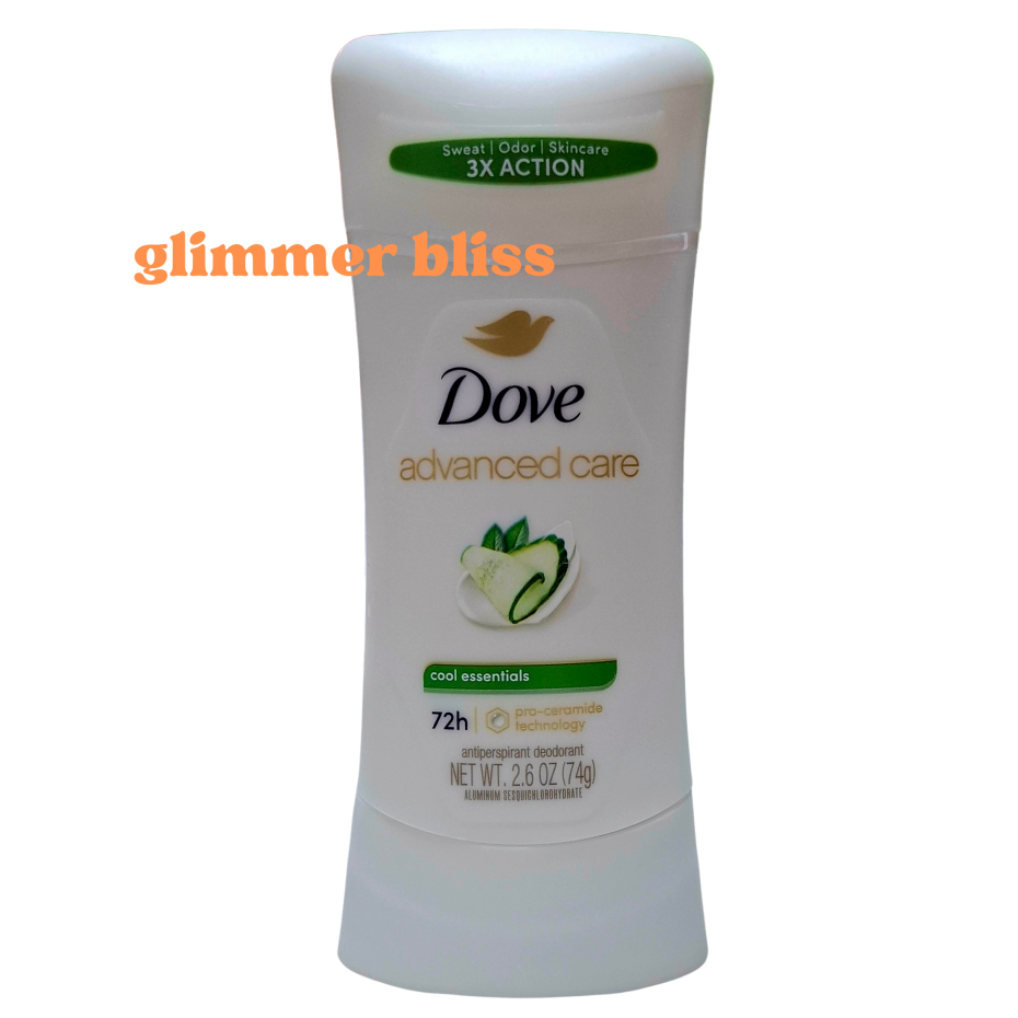 Dove Advanced Care 72H Antiperspirant Deodorant Cool Essentials, 3x Action 74g (2.6 oz) | Shopee ...