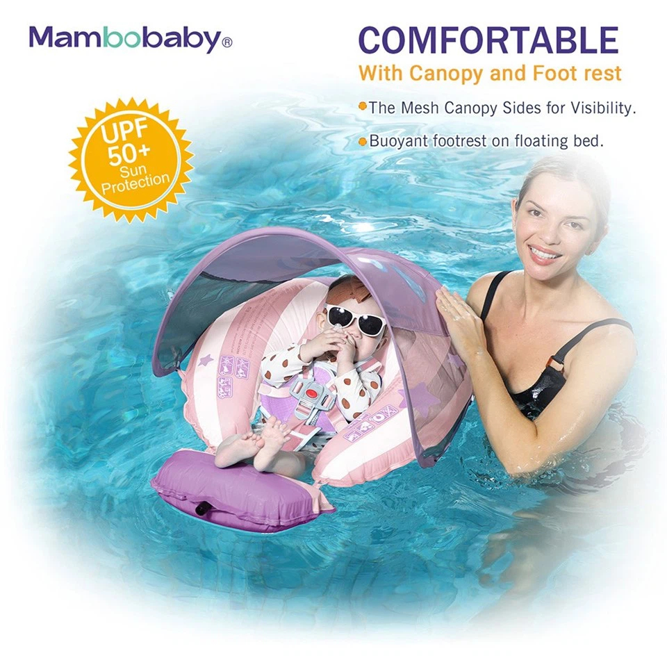 Mambobaby Self-Inflating Chest Type with Canopy and Tail Floater ...