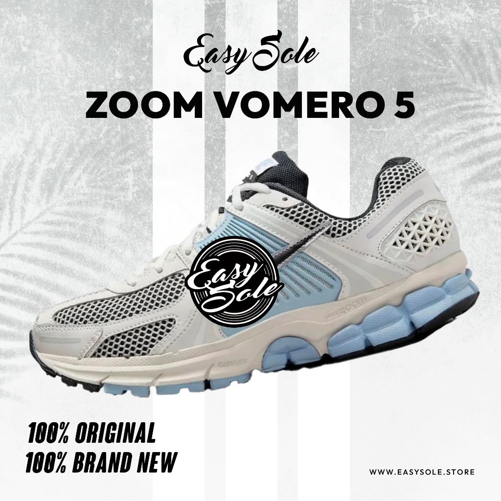 [EASY SOLE ORIGINAL] Zoom Vomero 5 Platinum Armory Blue | Shopee ...