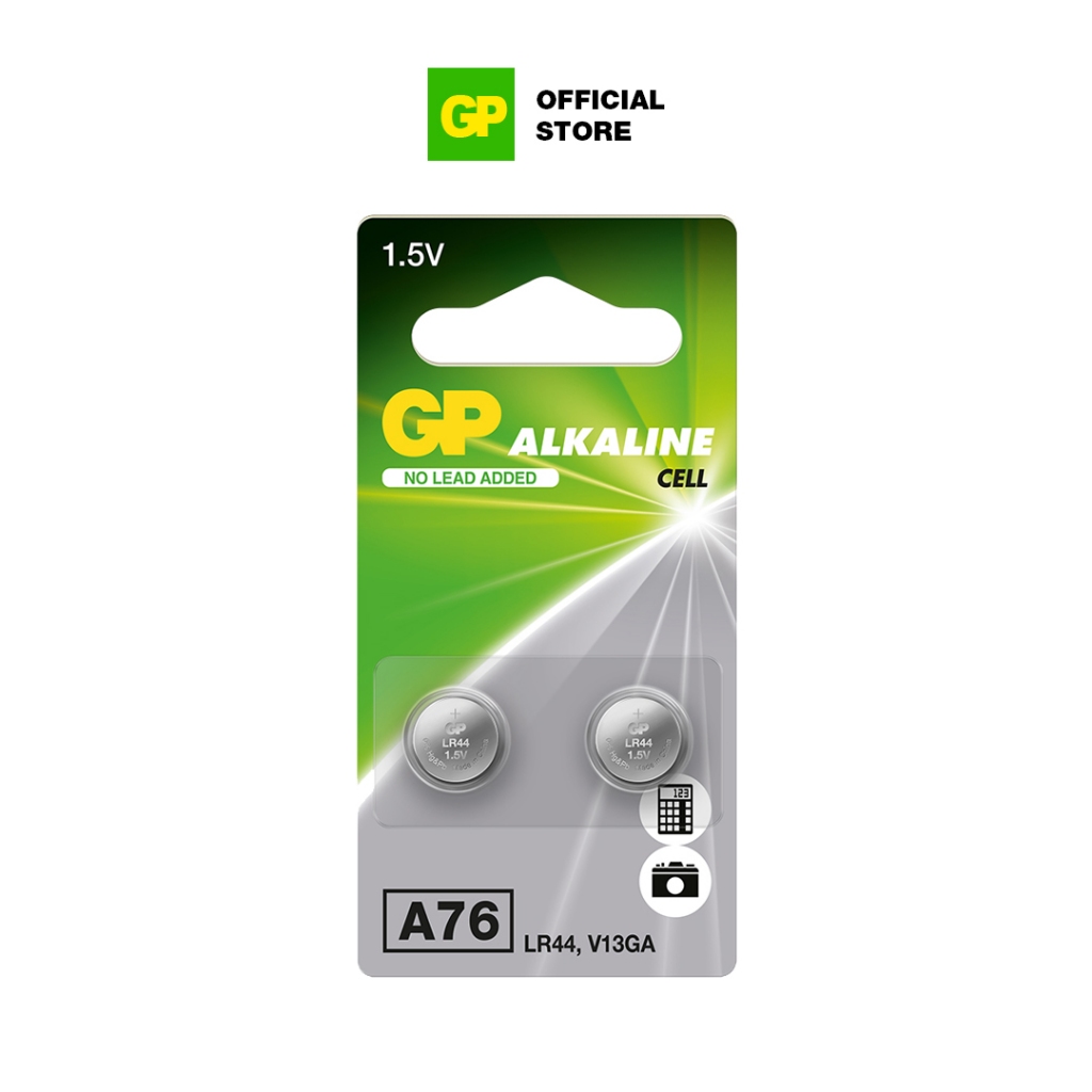 GP LR44 / A76 CELL BATTERY (2 PCS) | Shopee Philippines