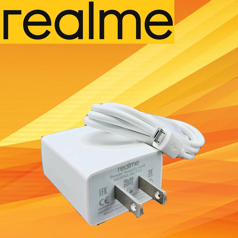 Realme Charger Original Fast Charger 25W Micro USB/Type-C Cable 2In1 ...