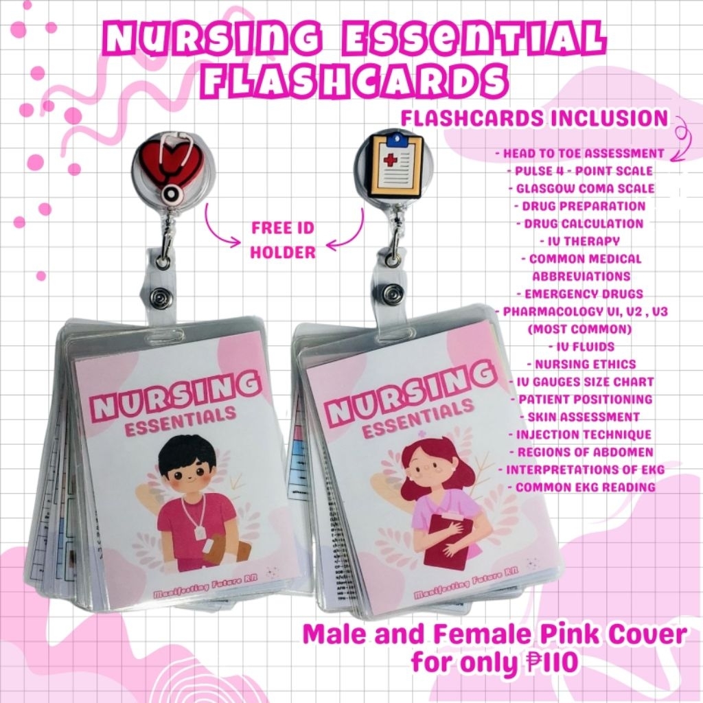 Nursing Essential Flashcards 2025 v1 | Shopee Philippines