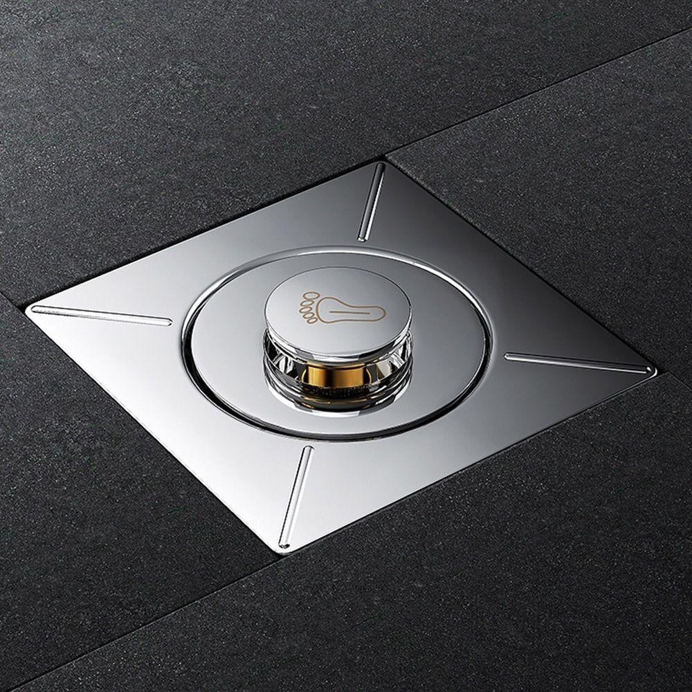 Floor drain drain plug, deodorizing bathroom pedal drain pipe, closed ...