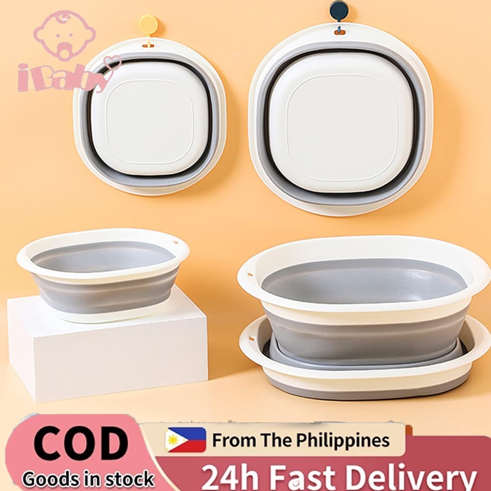 Foldable Baby Bottle Washing Basin Lightweight Basin for Washing Dishes ...