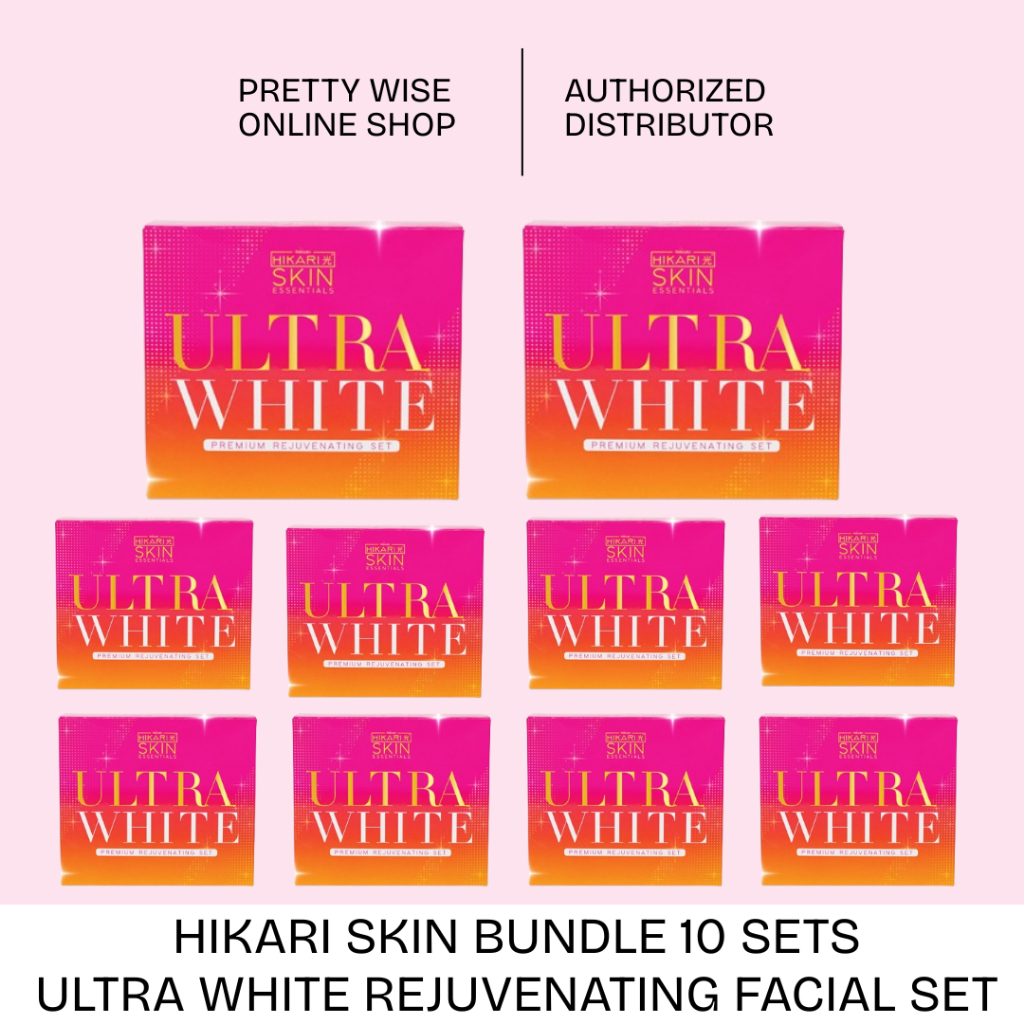 [BUNDLE 10SETS] HIKARI ULTRA WHITE PREMIUM REJUVENATING SET | Shopee ...