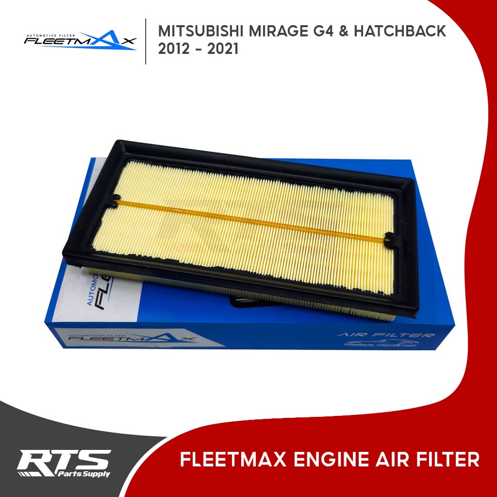 Fleetmax Engine Air Filter for Mitsubishi Mirage G4 / Hatchback 2012 ...