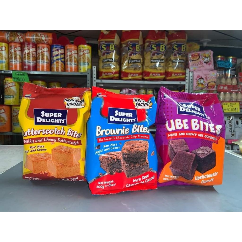 Sale Bundle of 2 - Super Delights Brownie, Ube, Butterscotch Bites 200 ...