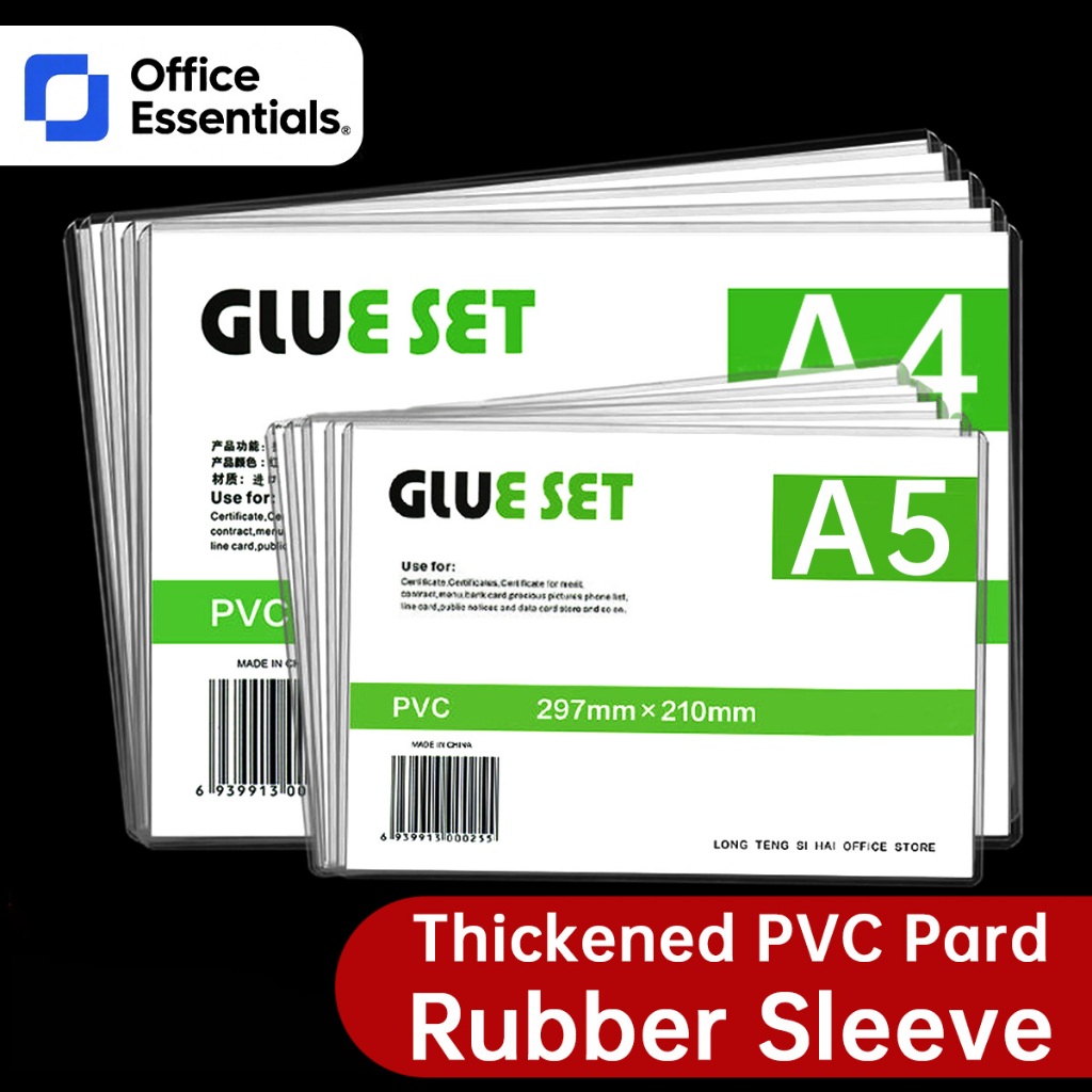 【Office Essentials】 A6/A5/A3/A4 Card Case /Clear Id Case/Photo/Document ...