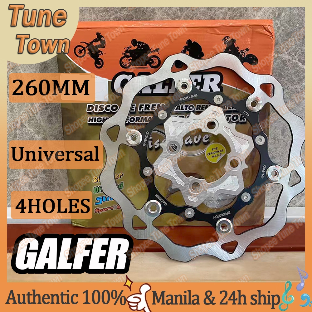 【READY STOCK-COD】 Universal Galfer disc (260MM 4HOLES) Disc beat fi For ...
