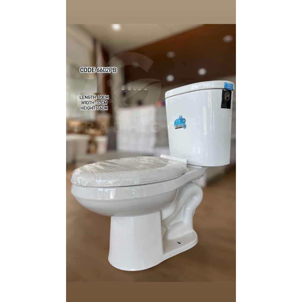 6602 Ceramic Water closet / Tank and bowl Bathroom fixture / Bathroom ...