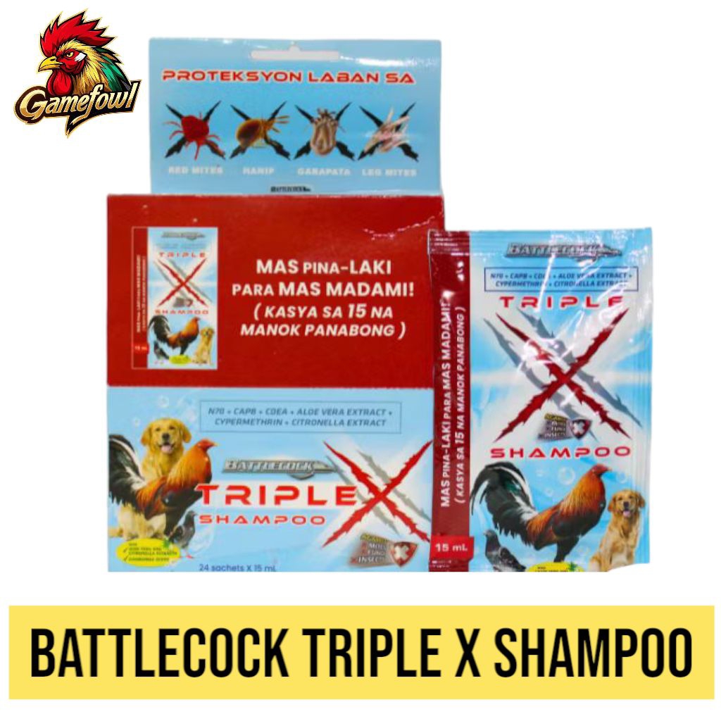 1 box TRIPLE X - ANIMAL SHAMPOO | Shopee Philippines