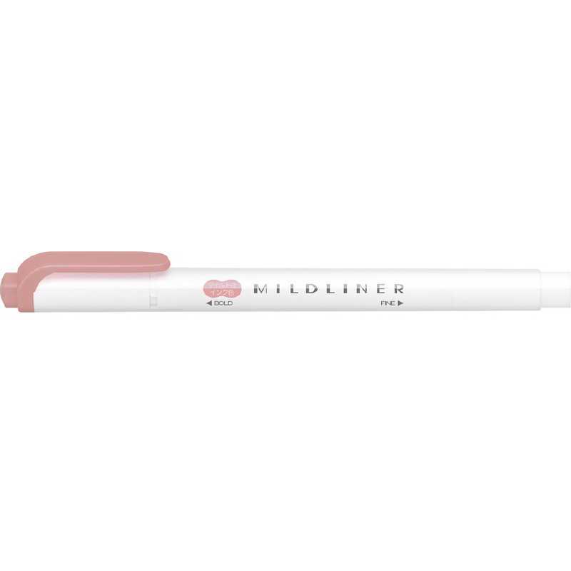*NEW RELEASE* Zebra Mildliner MILD SMOKE RED Double-Ended Highlighter ...