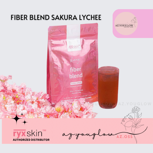 FIBER BLEND + SAKURA LYCHEE (RYXSKIN) | Shopee Philippines