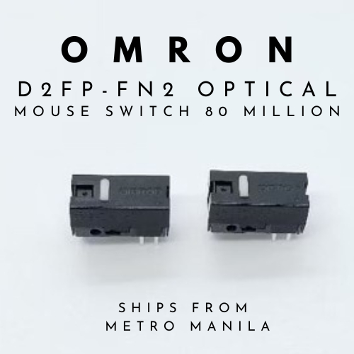 1 PC OMRON OPTICAL MOUSE SWITCH D2FP-FN2 80 MILLION LIFESPAN | Shopee ...