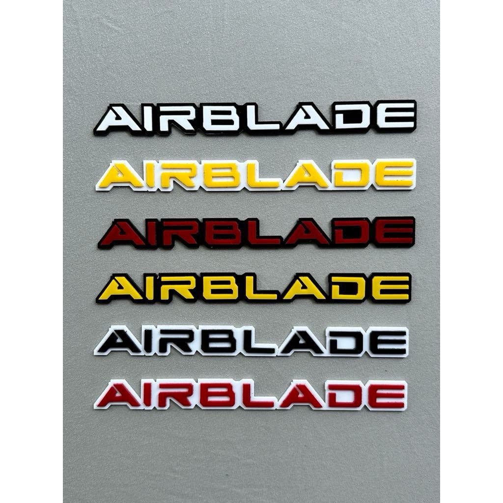 Airblade Emblem – Japanese/English Style | 2pcs Set + Sticker | Clean ...
