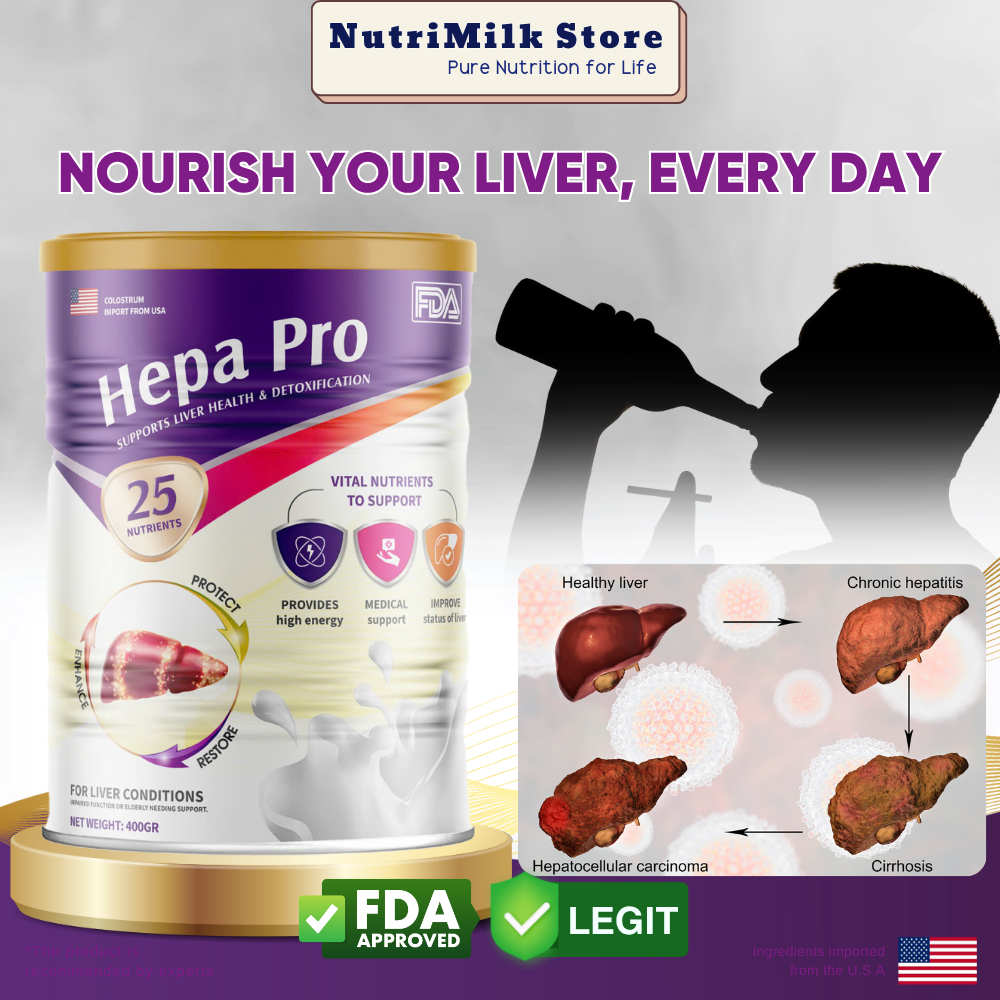 [LIMITED STOCK] Hepa Pro Milk 400g for Hepatitis Patients - Milk ...