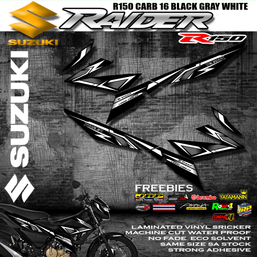 Raider 150 Fi Decals Sticker With Freebies | Shopee Philippines