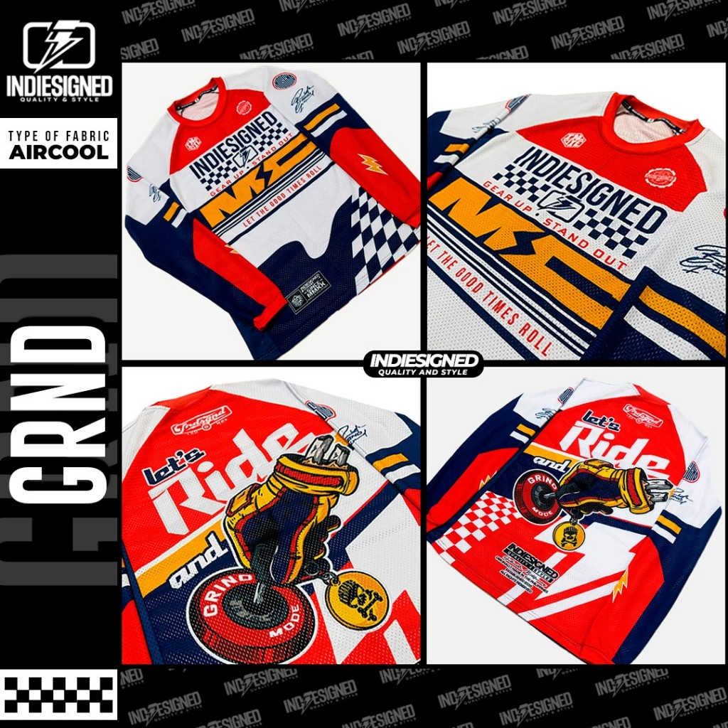 GRND RIDING JERSEY (INDIESIGNED OFFICIAL) | Shopee Philippines