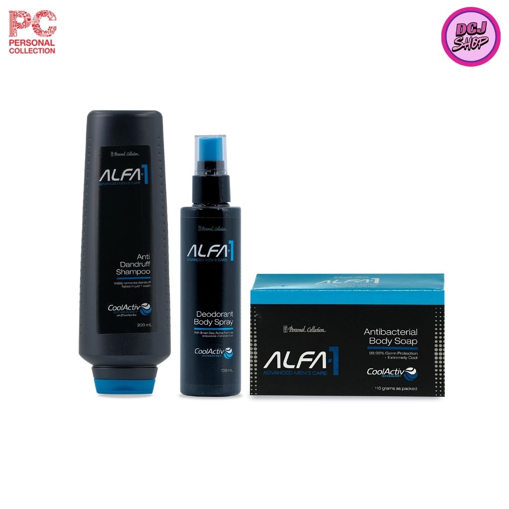 PERSONAL COLLECTION Alfa-1 Deodarant Body Spray, Anti-Dandruff Shampoo ...