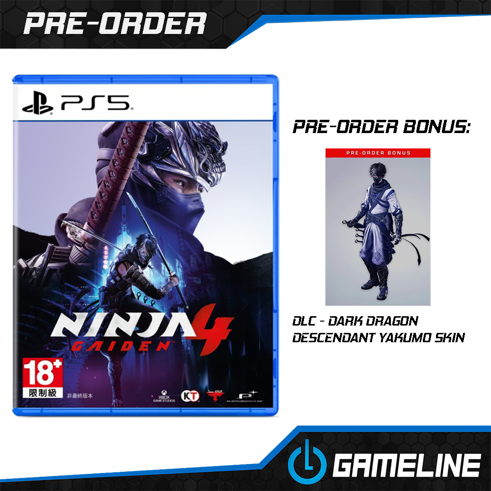 [PRE-ORDER] PS5 Ninja Gaiden 4 (R3) [Release Date: October 21, 2025] | Shopee Philippines
