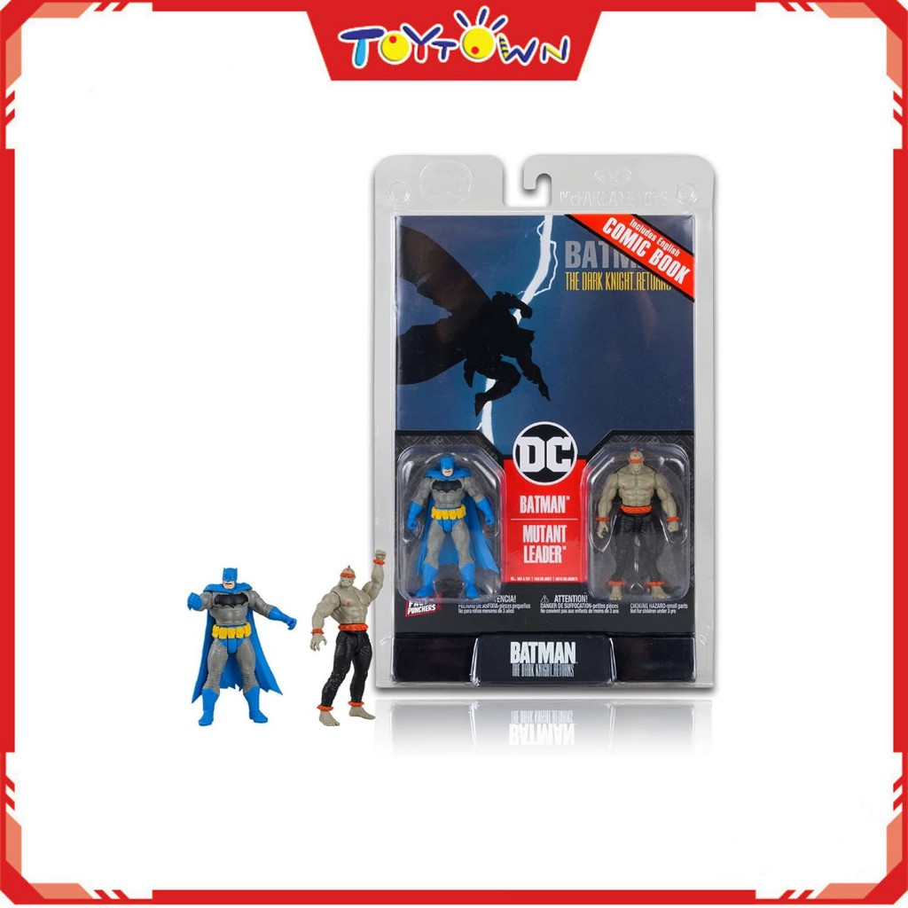 McFarlane Toys - DC Direct Page Punchers 2pk Batman & Mutant Leader 3in ...