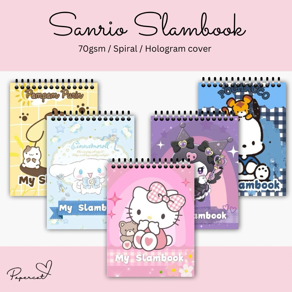 SANRIO Slam Book or Autograph Book 30leaves Slambook | Shopee Philippines