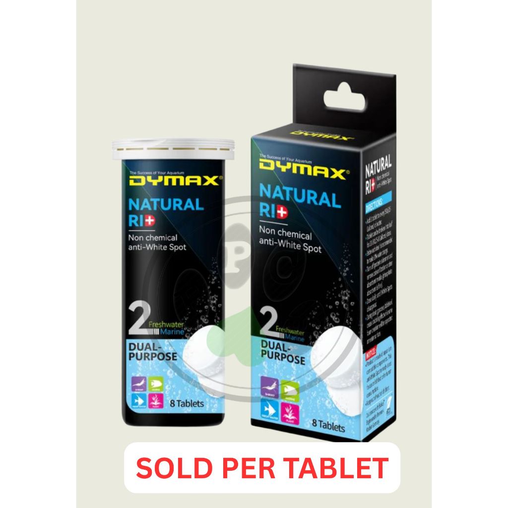 Dymax Natural Rid Non chemical Anti-white Spot for Aquarium per TABLET | Shopee Philippines