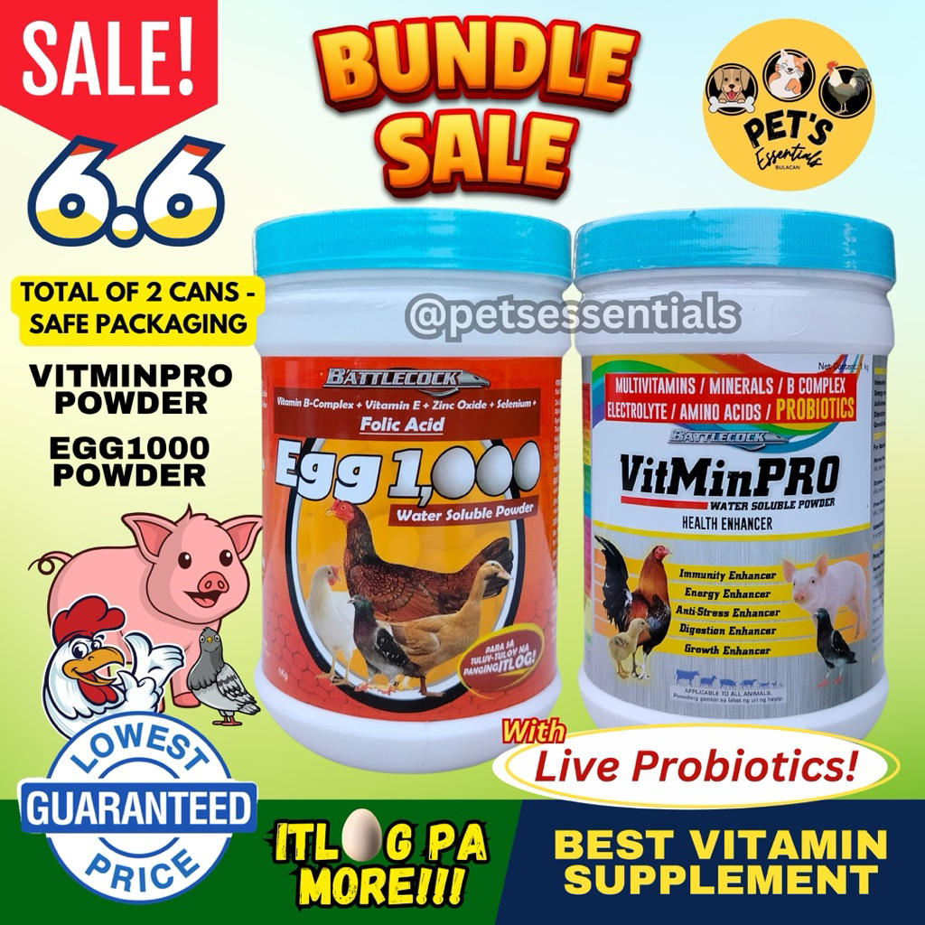 BUNDLE SALE: VITMIN PRO & EGG 1000 (Medication Applicable to All ...