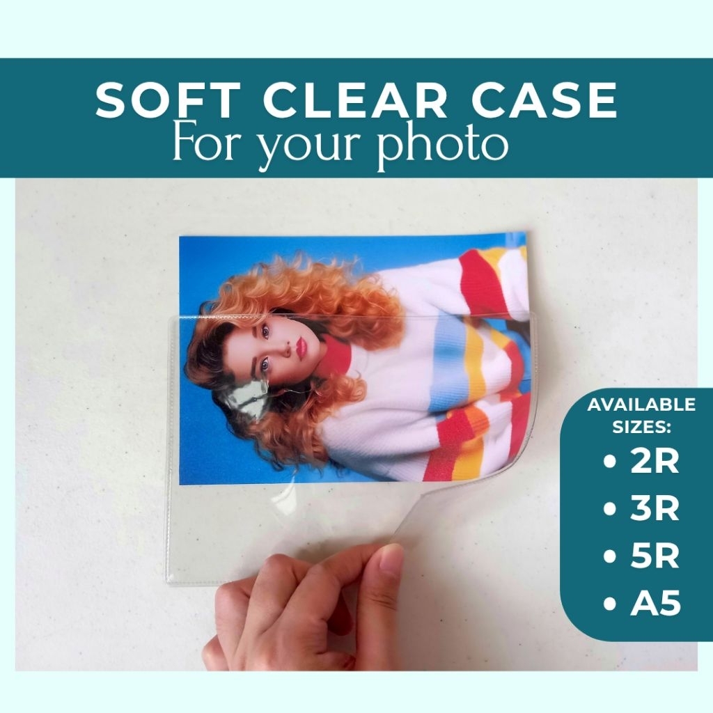 SOFT CLEAR CASE/ SLEEVE / PROTECTOR For Your Photo - Size 2R/3R/5R/A5 ...
