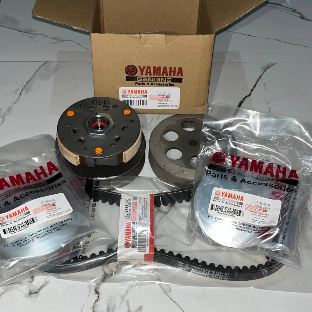 CVT Set For Yamaha Mio Sporty (Torque Drive Assembly / V-belt / Pulley ...