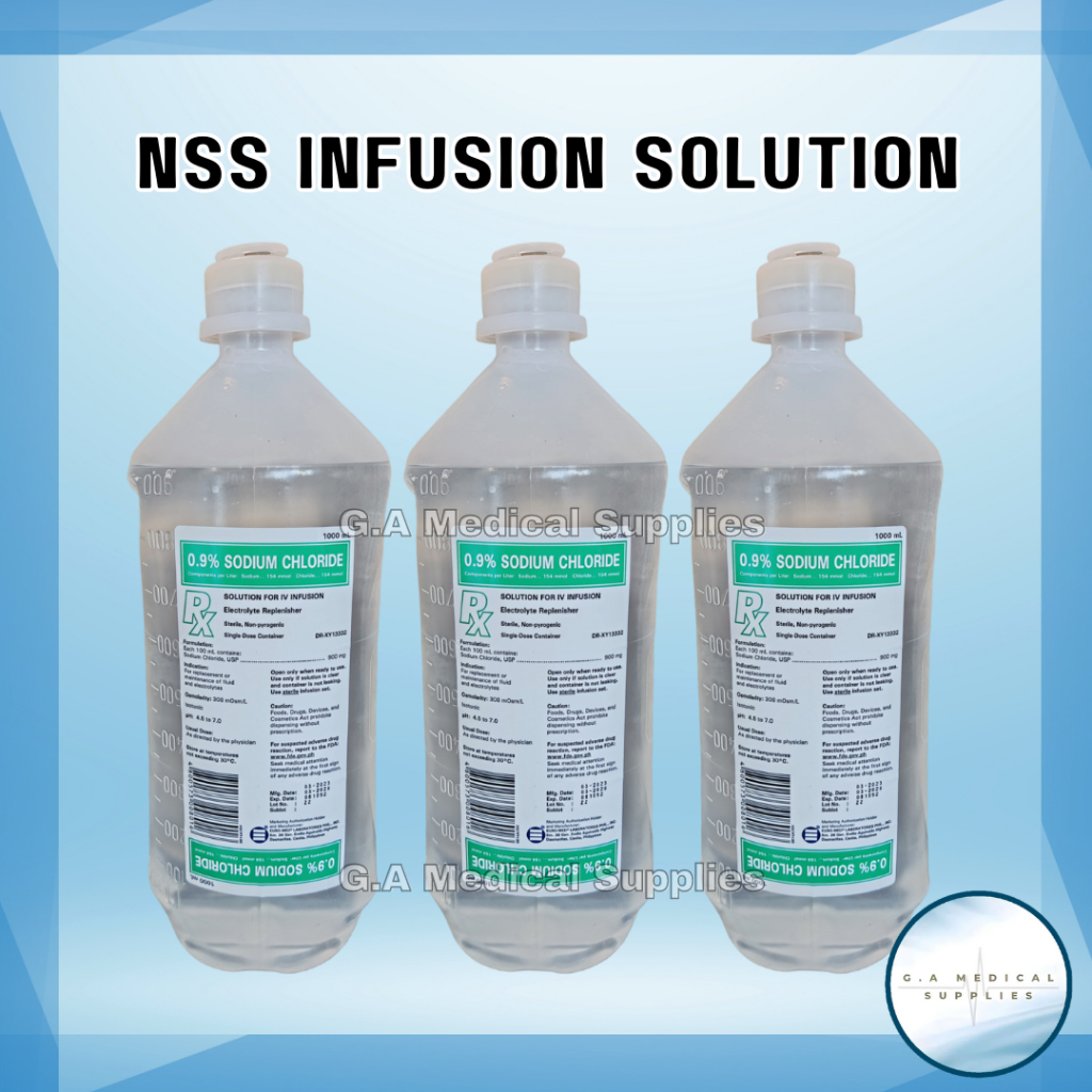 NORMAL SALINE SOLUTION FOR INFUSION | Shopee Philippines