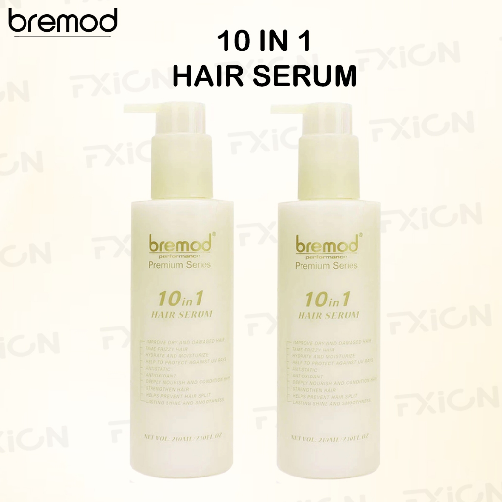 Bremod Premium 10 in 1 Hair Serum - Improve Frizzy Repair Damaged Hair ...