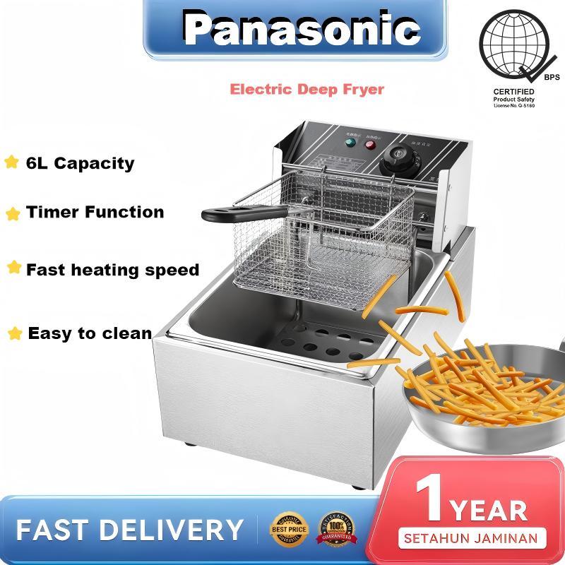 Panasonic Electric Fryer 6L Single Tank Deep Induction Heating ...