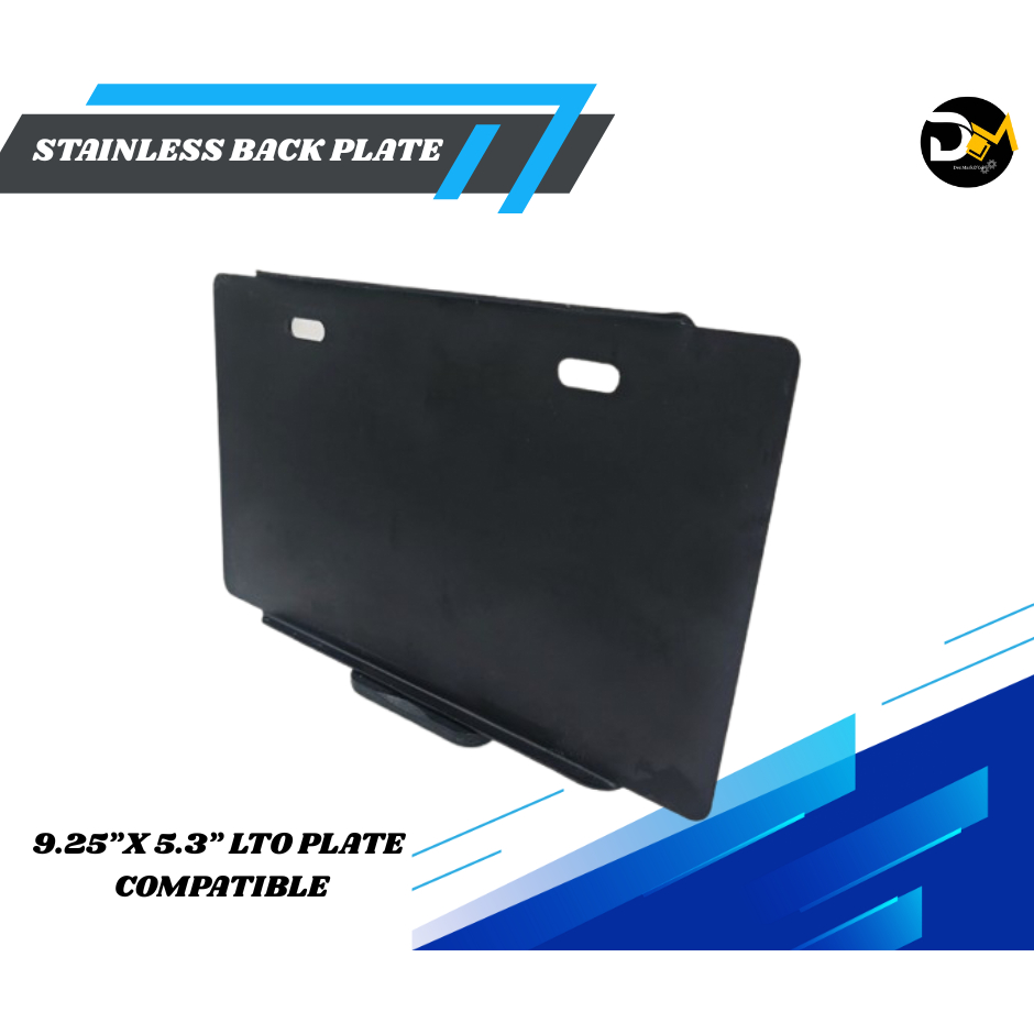 Motorcycle Stainless Back Plate | Shopee Philippines