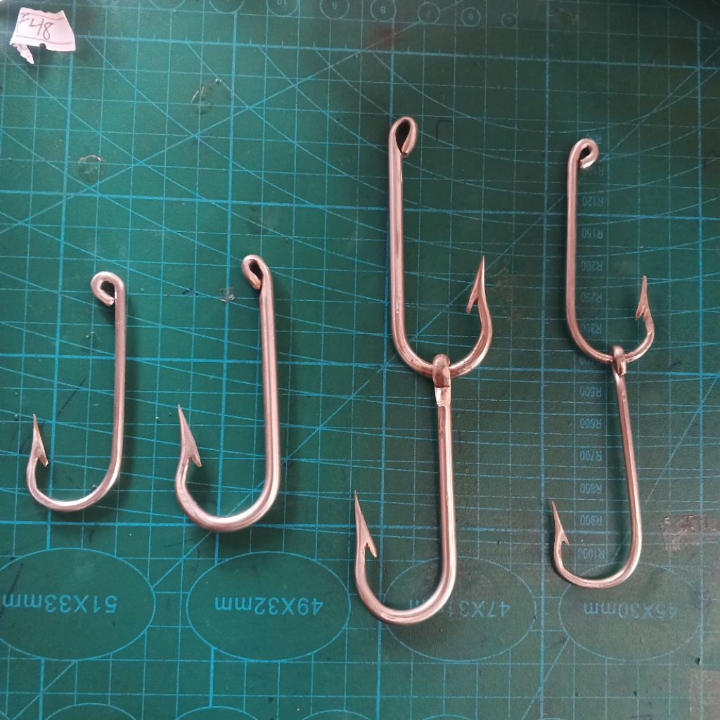 Pure Stainless 304 Hooks / Single Hook / Double Hook, 1/8", 3/16 ...