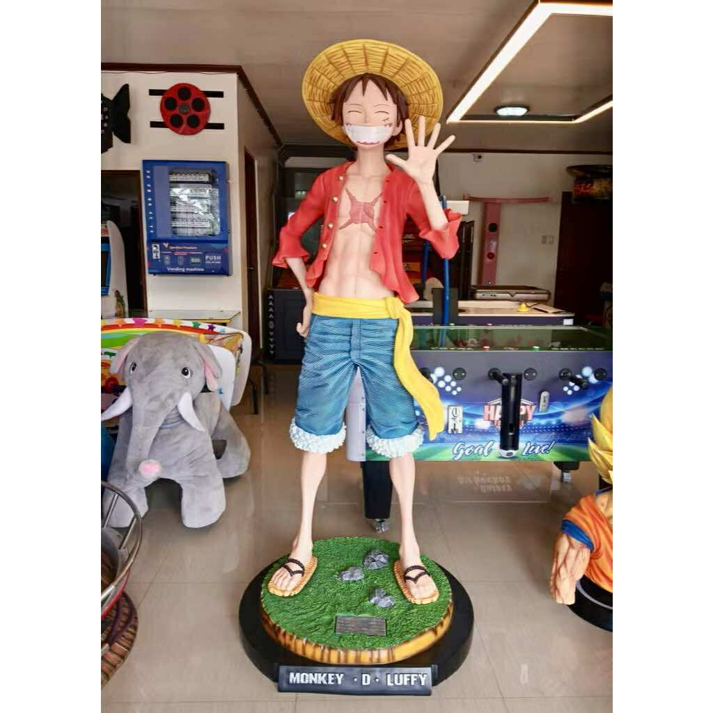ONE PIECE MONKEY D LUFFY LIFE SIZE ACTION FIGURE STATUE | Shopee ...