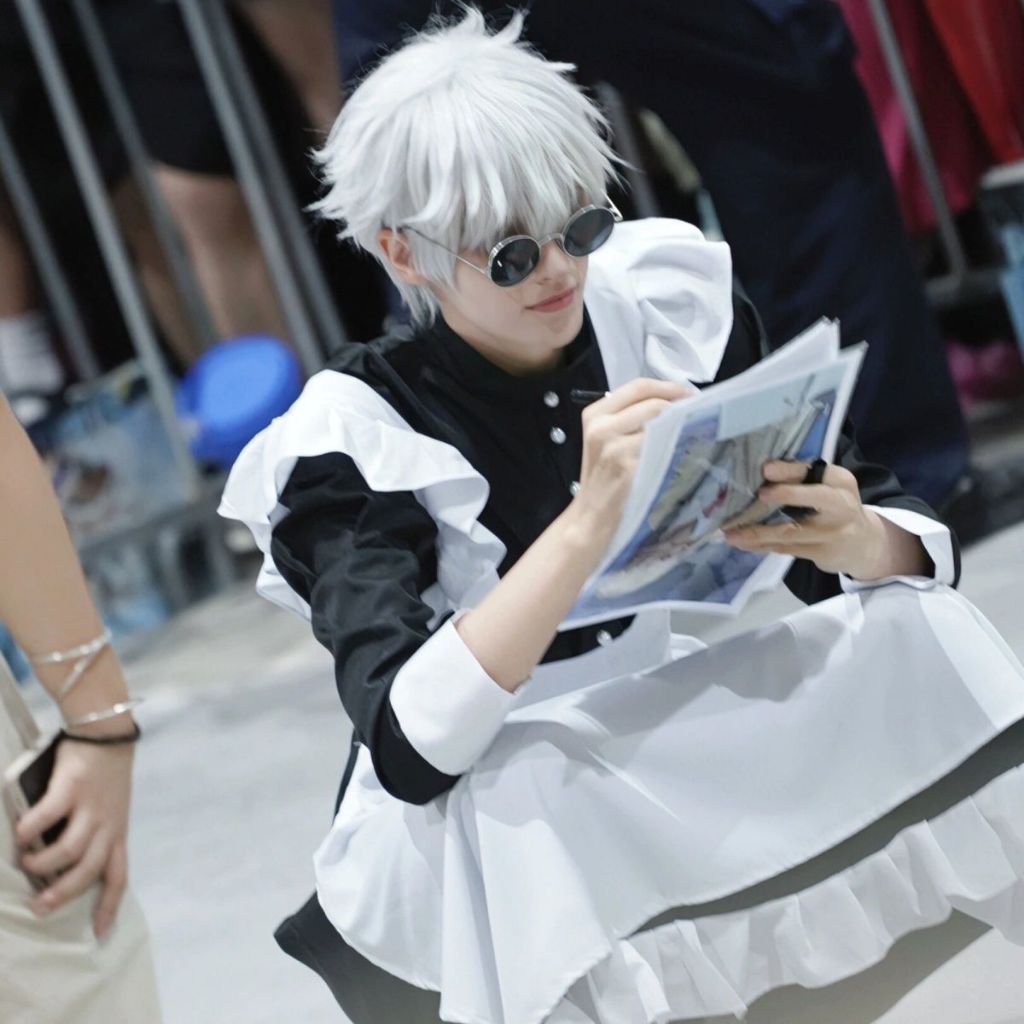 COD Maid Costume Maid Outfit Woman Waitress Lolita Style Cafe Costume ...