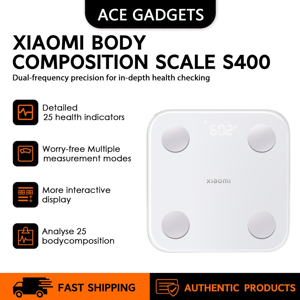 Xiaomi Body Fat Scale S400 Smart Mi Body Composition Mi Weight Scale ...