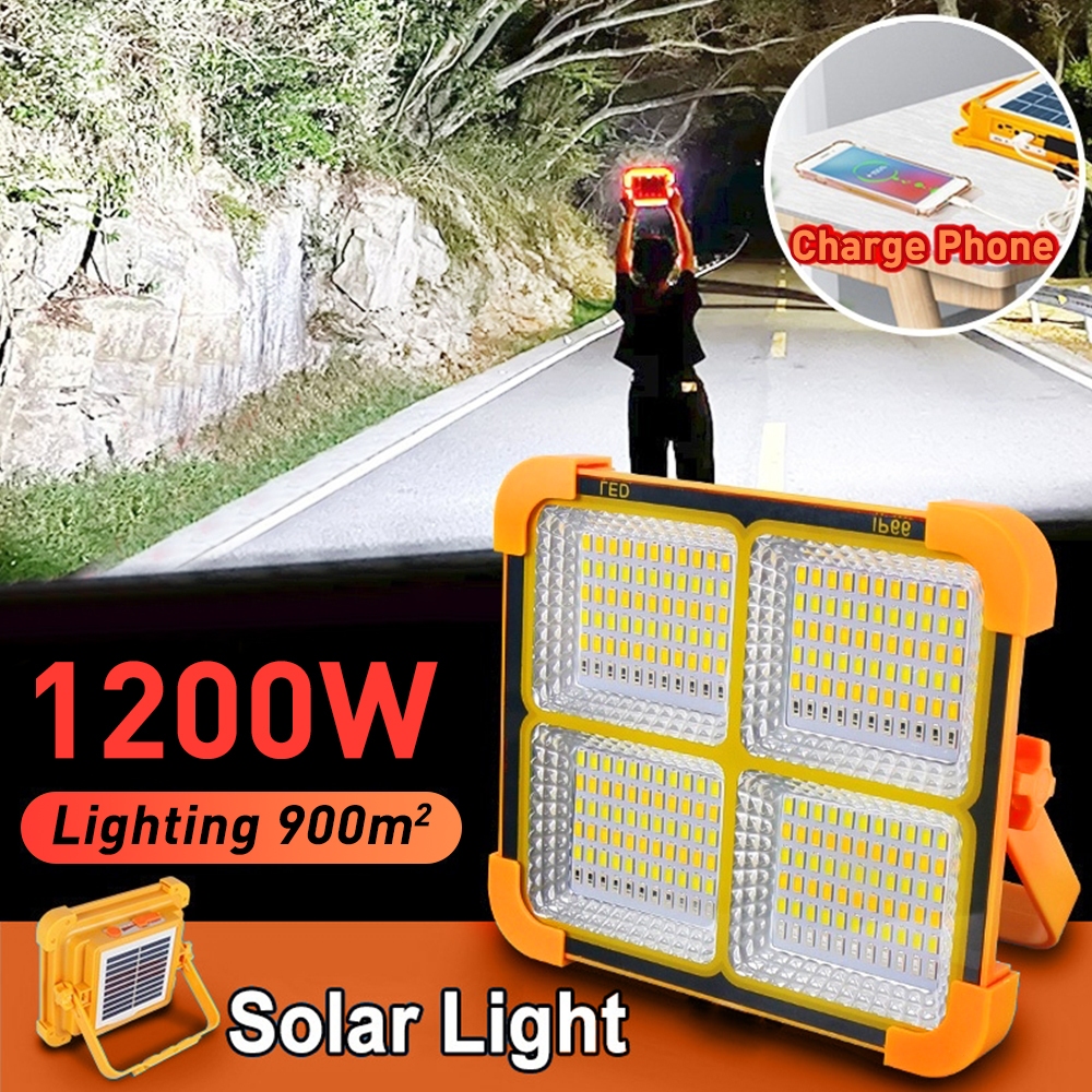 Solar Emergency Light Solar Light Outdoor Waterproof Solar LED Flood ...