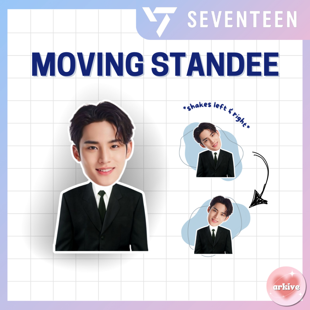 SEVENTEEN Moving Standee Shaking Head Table Decor | Shopee Philippines