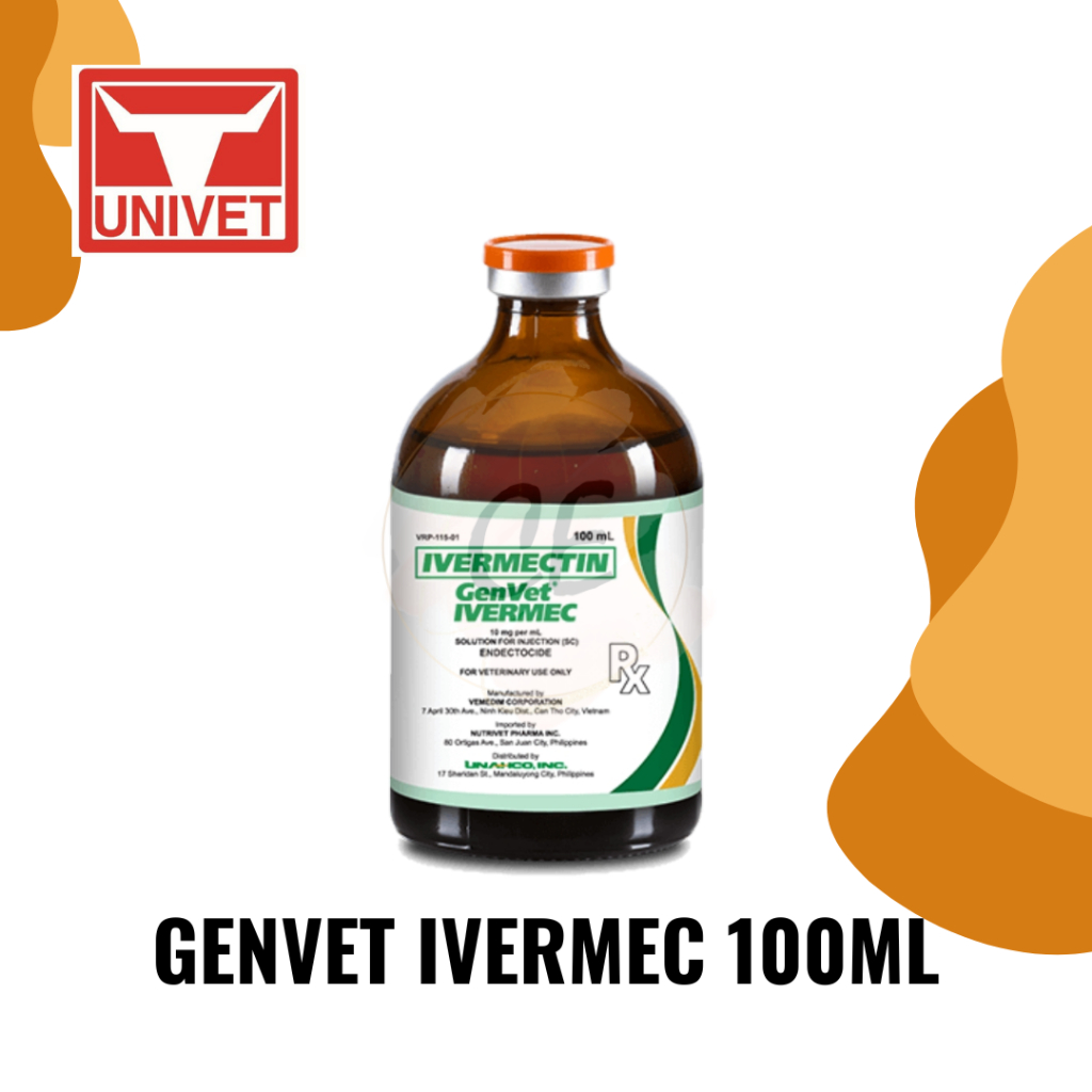 GENVET IVERMEC 100ml Vial | Shopee Philippines