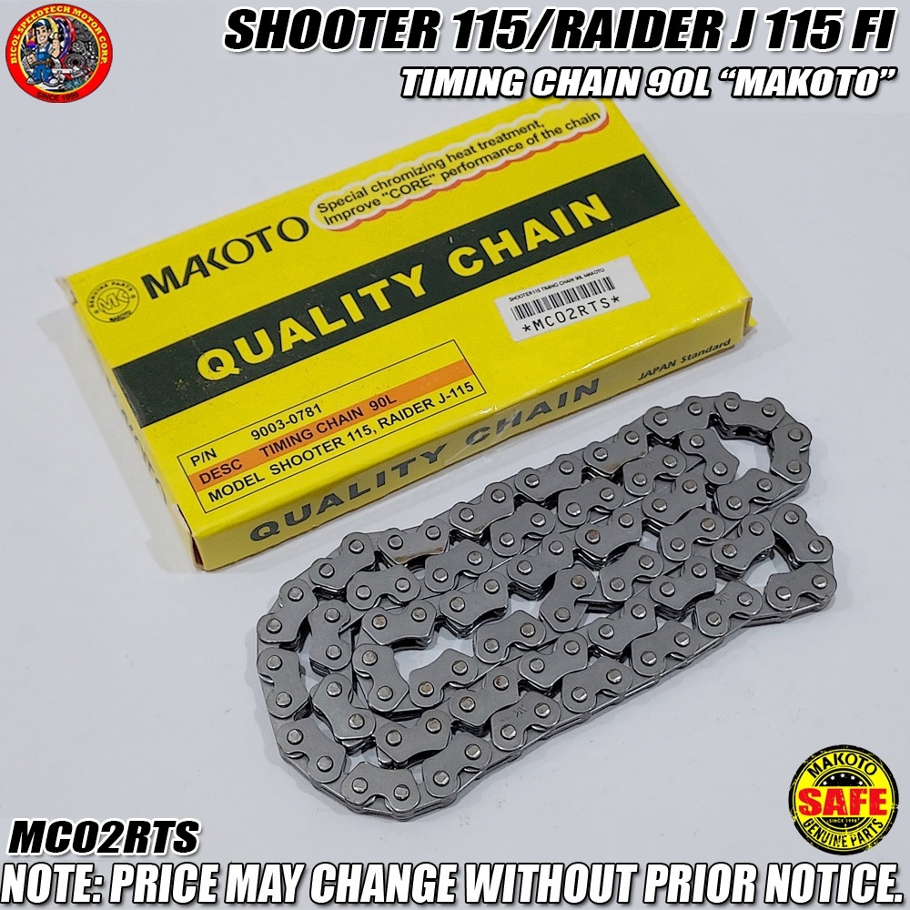 SHOOTER 115 FI/RAIDER J 115 FI TIMING CHAIN 90L MAKOTO (MC02RTS ...