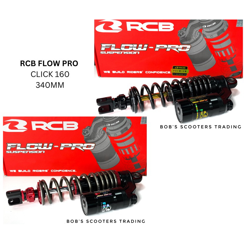 RCB FLOW PRO REAR SHOCK CLICK 160 (340MM) MONO SHOCK HONDA FULLY ...