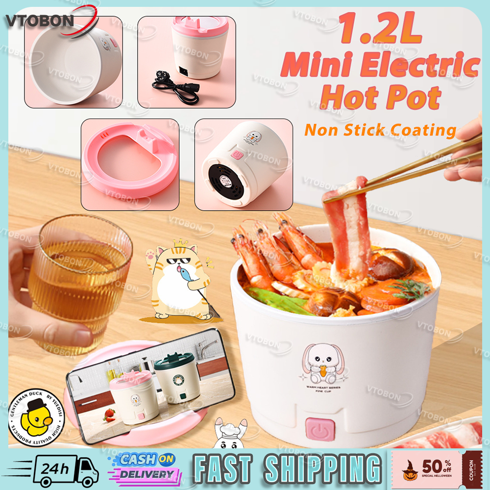 Mini Rice Cooker Multi-function Cooker 1.2/1.5L Non-stick Inner Pot ...
